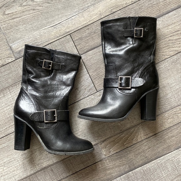 Adam Tucker | Shoes | Adam Tucker Kaplin Leather Boots 65 | Poshmark